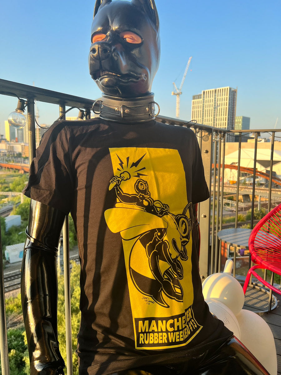 Manchester Rubber Weekend 2023 T-Shirt (2023) – SpacePupSilver