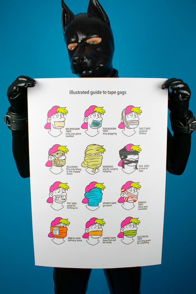 Tape Gag Guide (A2 Print) – SpacePupSilver