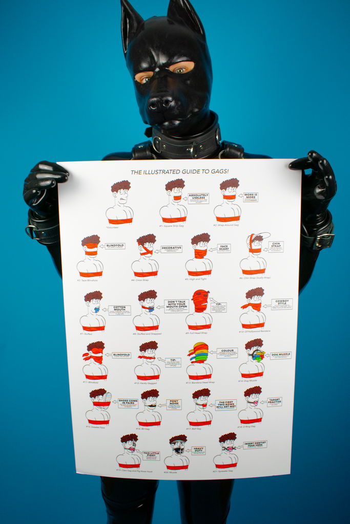 Illustrated Gag Guide (A2 Print) – SpacePupSilver