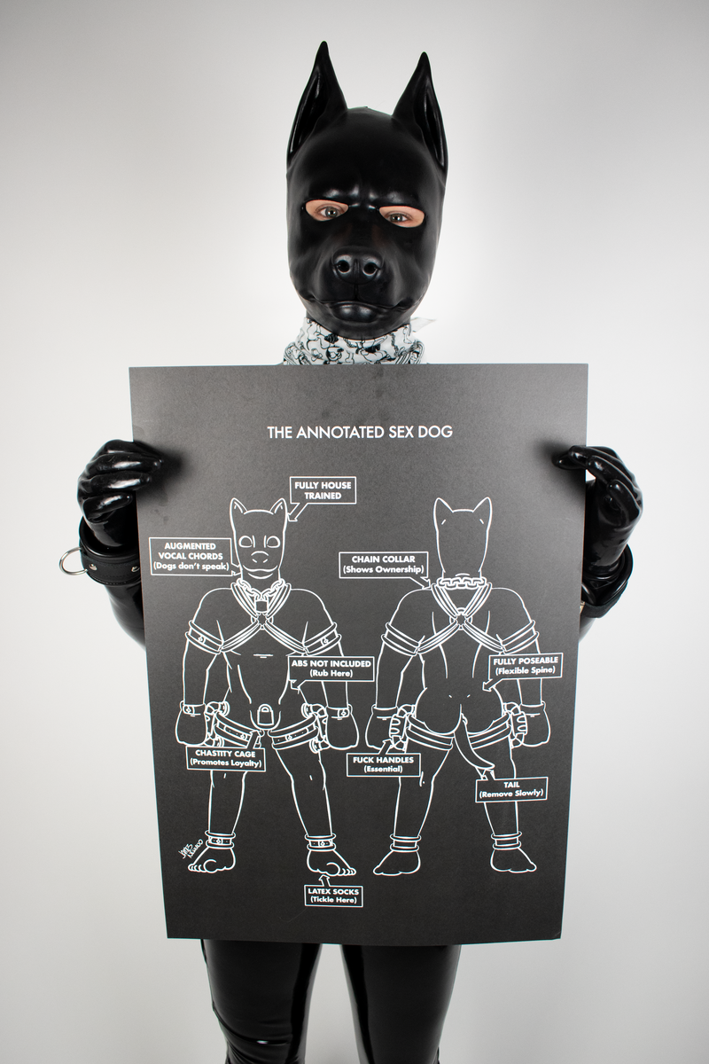 Annotated Sex Dog (Blackstyle) (A2 Print) – SpacePupSilver
