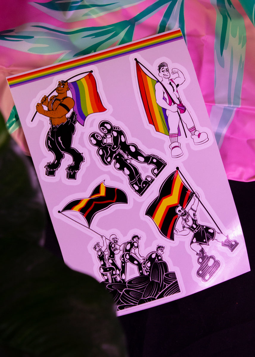 Pride Sticker Sheet #1 (A5 Size) – SpacePupSilver