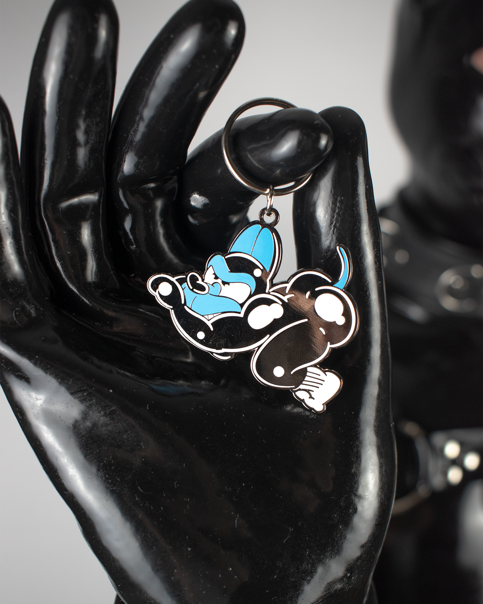 Dog Butt Keychain – SpacePupSilver